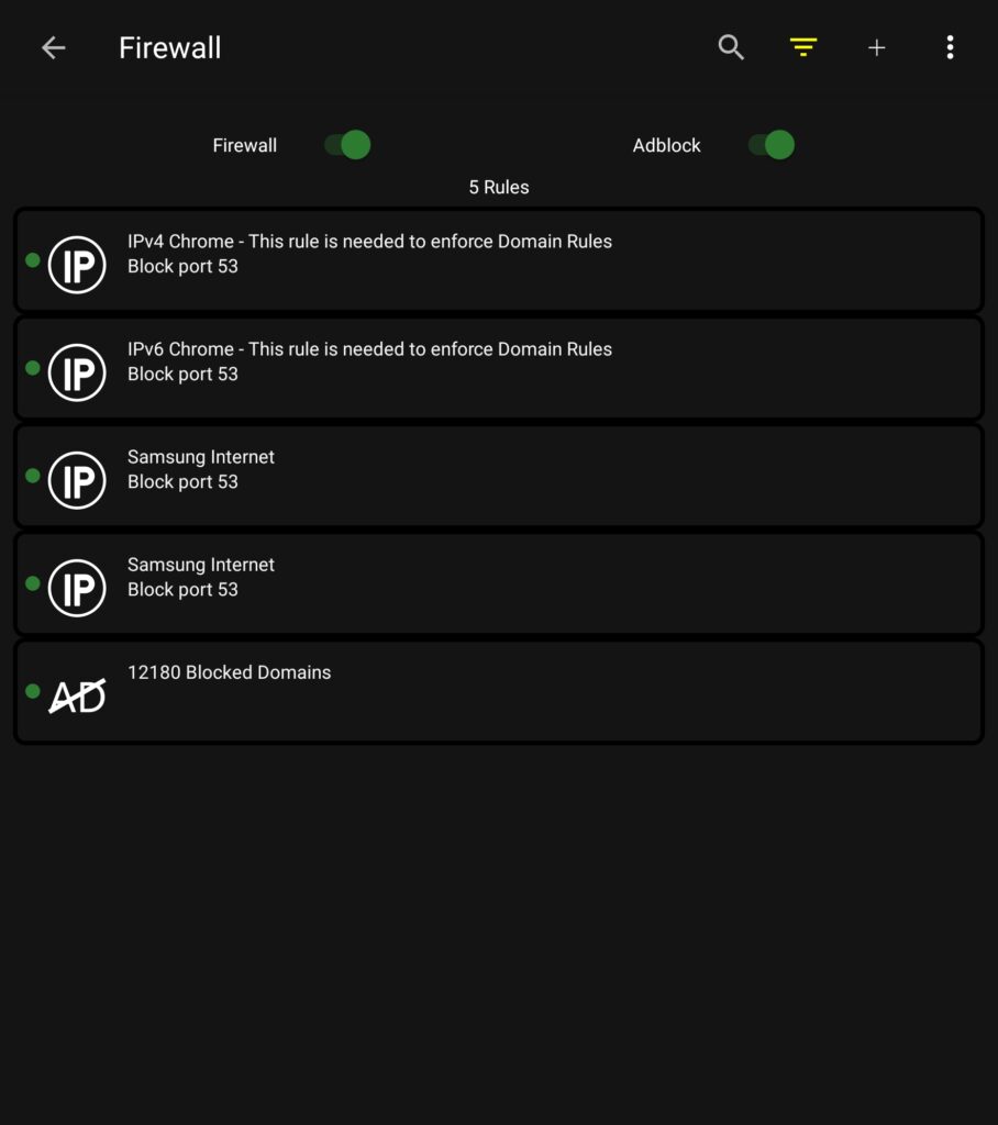 Firewall & Adblock - Alliance Shield